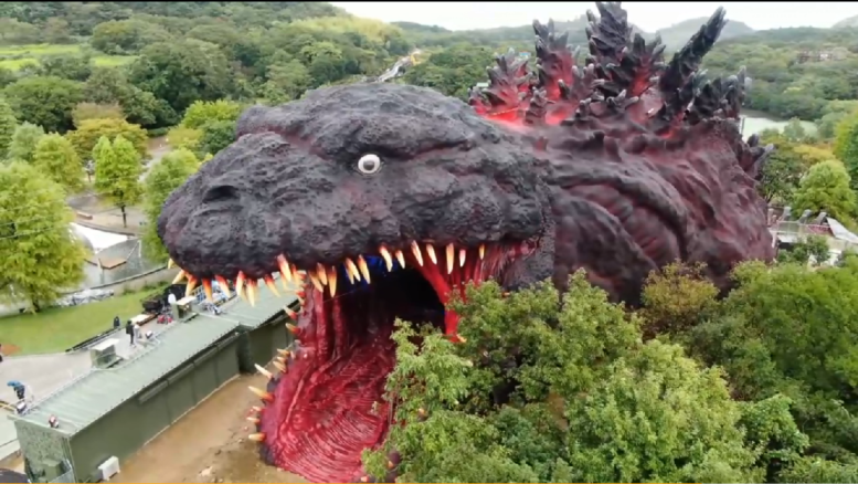El Godzilla más grande del mundo está en la isla de Awaji ...
