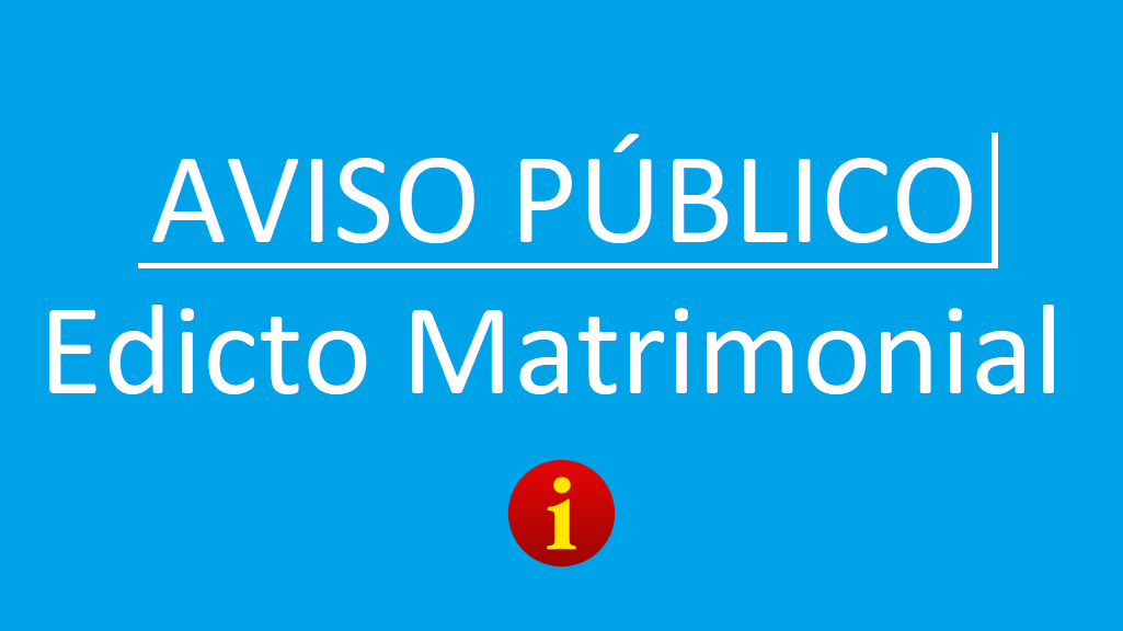 AVISO: Edicto matrimonial de Javier Honores Lavado - Giuliana Morales ...