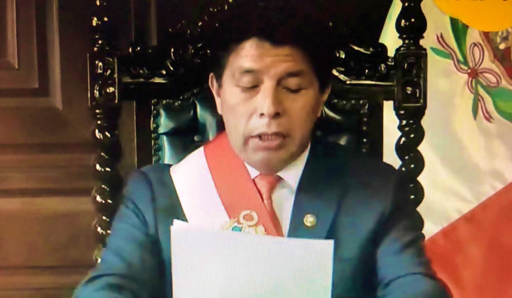 Golpe De Estado En PerÚ Castillo Disuelve El Congreso